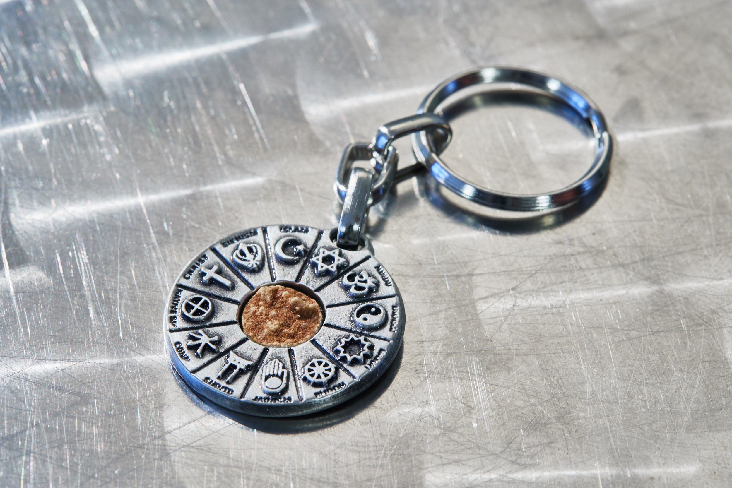 12 Religion Symbols Keychain. Piece of Art! Meaningful Pendant Handmade ...