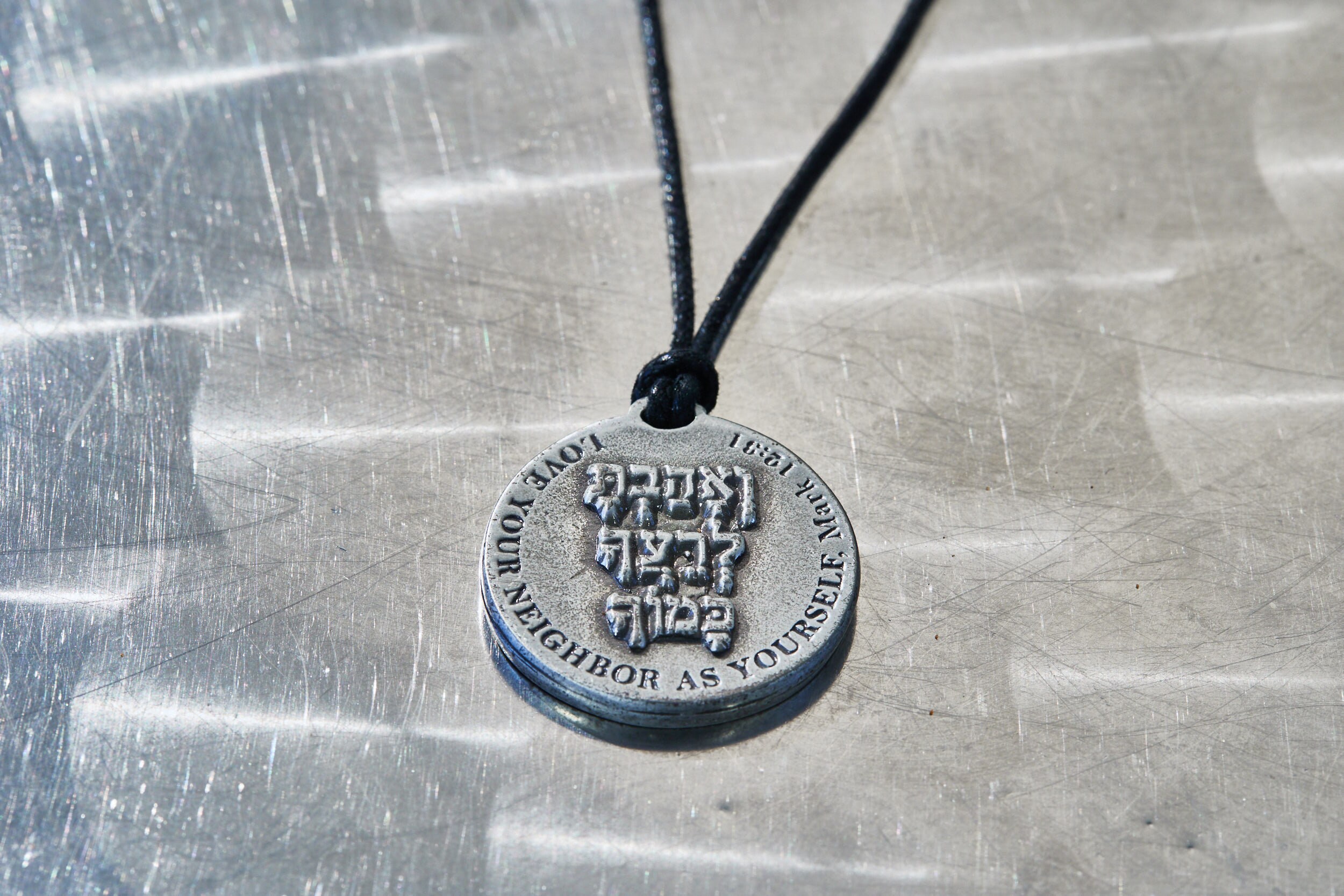 The Law of Moses. the Golden Rule Holy Pendant Inset With Soil From ...