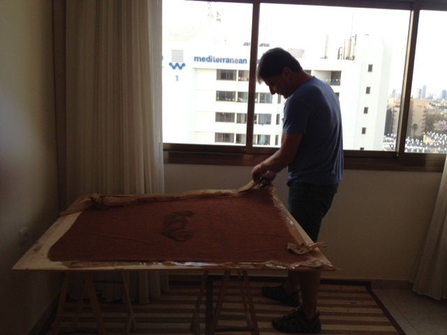 The Law of Moses Keychain. the Golden Rule Pendant Inset With Soil From ...