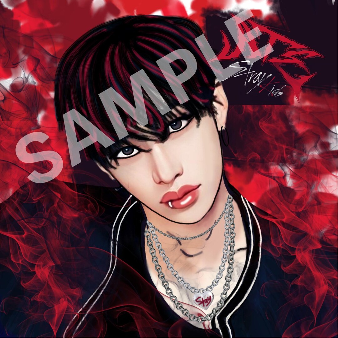 Bang Chan Stray Kids Hand Drawn Art Print - Etsy