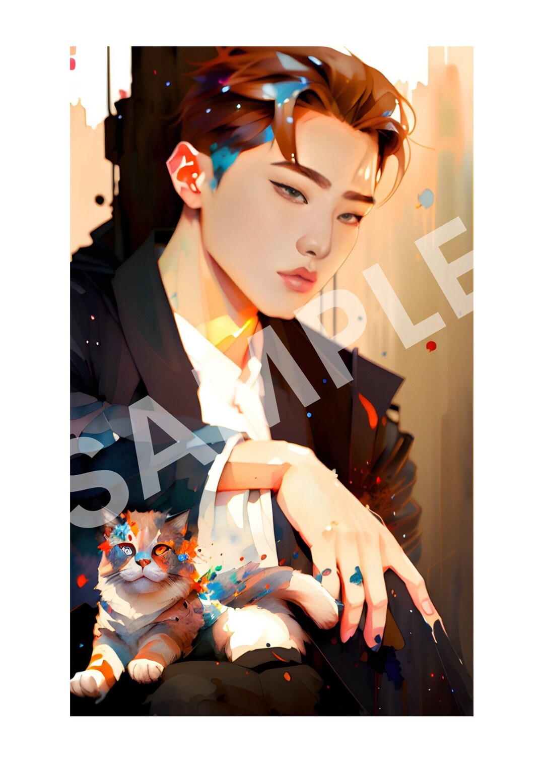 Hoshi Tiger Seventeen Fanart - Etsy