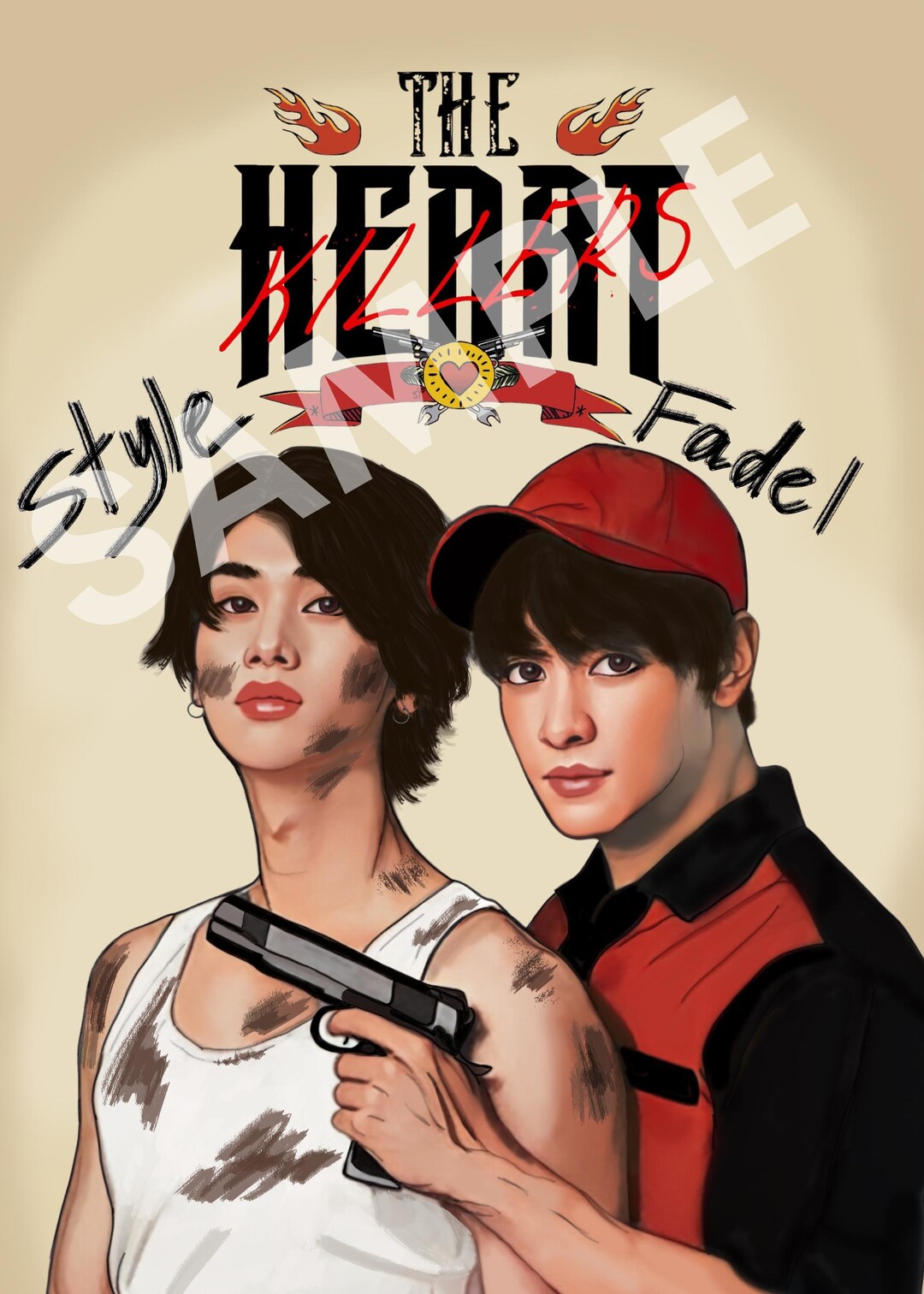 The Heart Killers Fadel Style Dunk Nattachai Joong Archen Art Print - Etsy