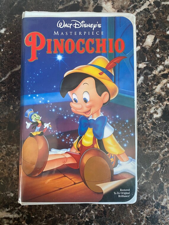 Disney Pinocchio Masterpiece Collection VHS | Etsy