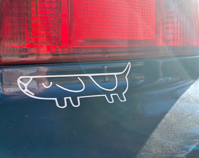 Long Dog Bluey Vinyl Decal - Etsy Australia