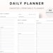 A4 Undated Daily Printable Planner, Productivity Planner PDF, Daily ...