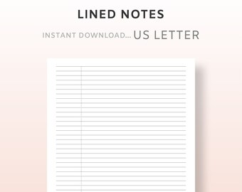 Dot Grid Lined 2 Column Paper Printable A5 Planner Inserts - Etsy