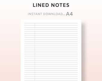 Dot Grid Lined 2 Column Paper Printable A5 Planner Inserts - Etsy