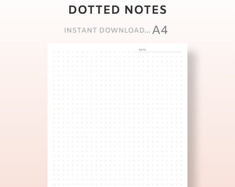 Dot Grid Printable - Etsy