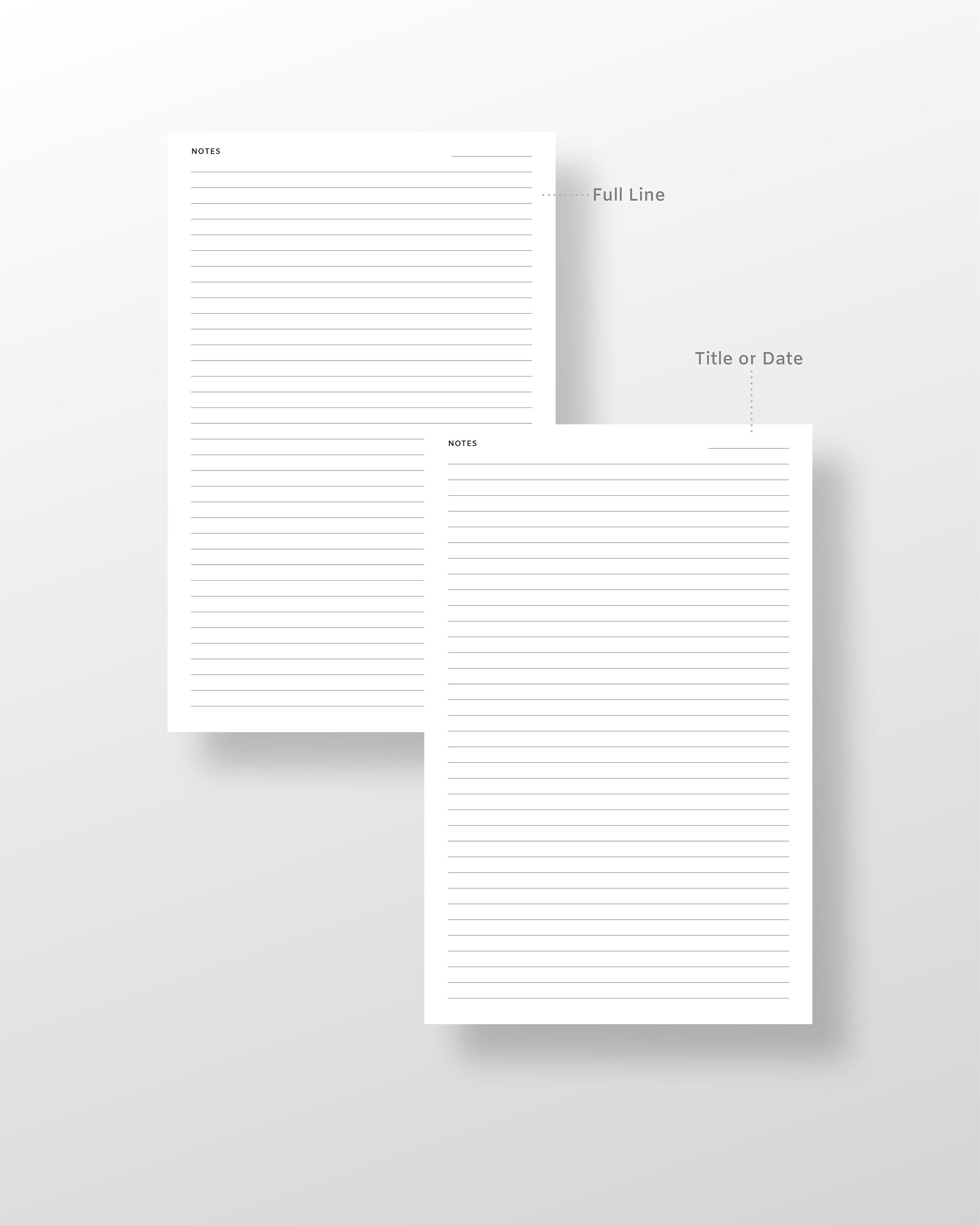 Half Letter Lined Paper Study Notes Printable Letter Refillable Planner half-letter-lined-paper-study-notes-printable-letter-refillable-planner