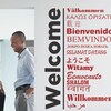 Large WELCOME W/ Multiple Languages Wall Decal Sign Easy Peel & Stick ...