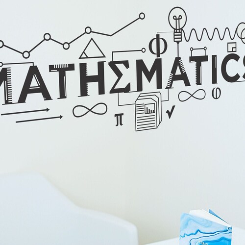 Math Vinyl Wall Decals for Classroom // Add Love Subtract - Etsy Canada