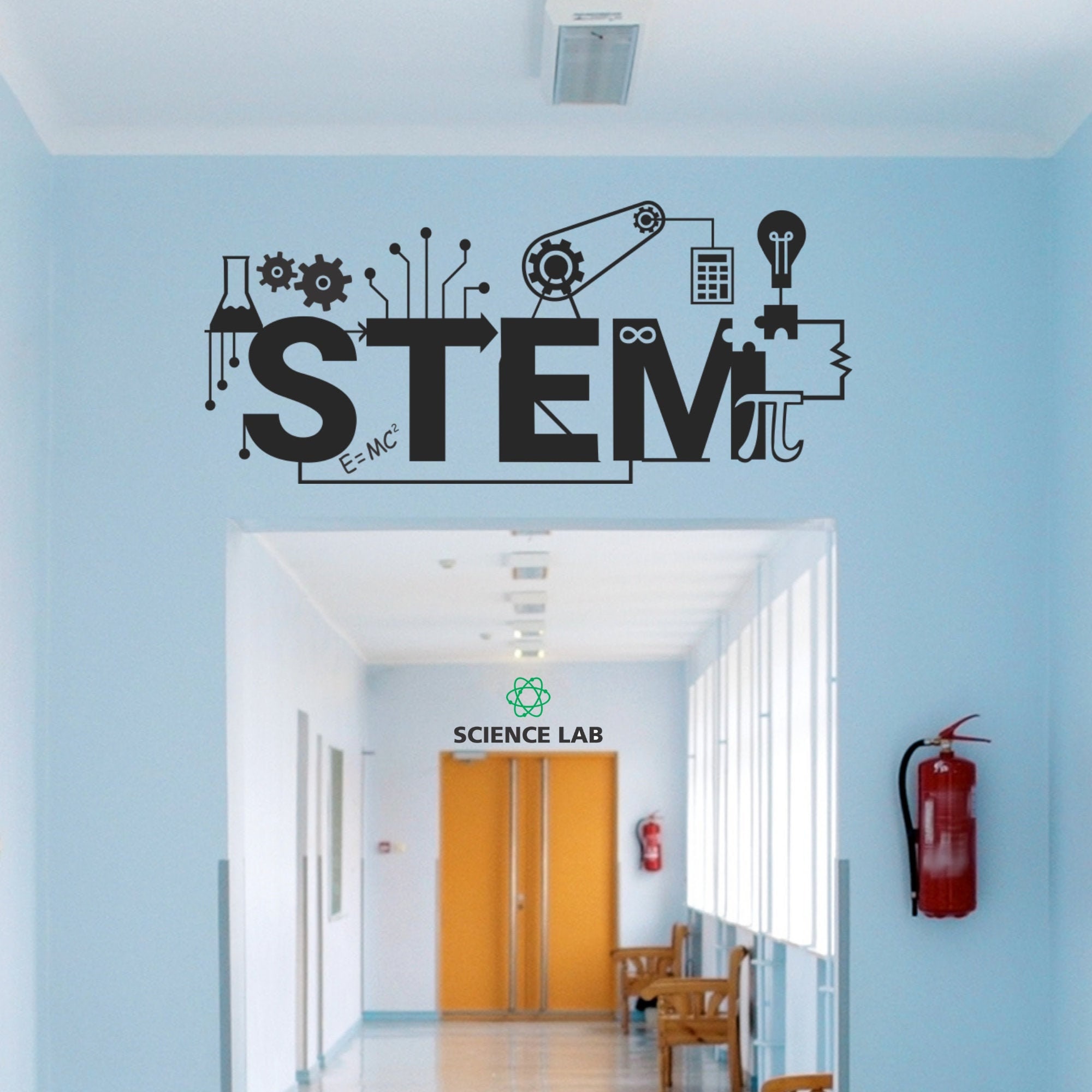 STEM Classroom Wall Decal Wall Decal Art Decor for Your STEM - Etsy