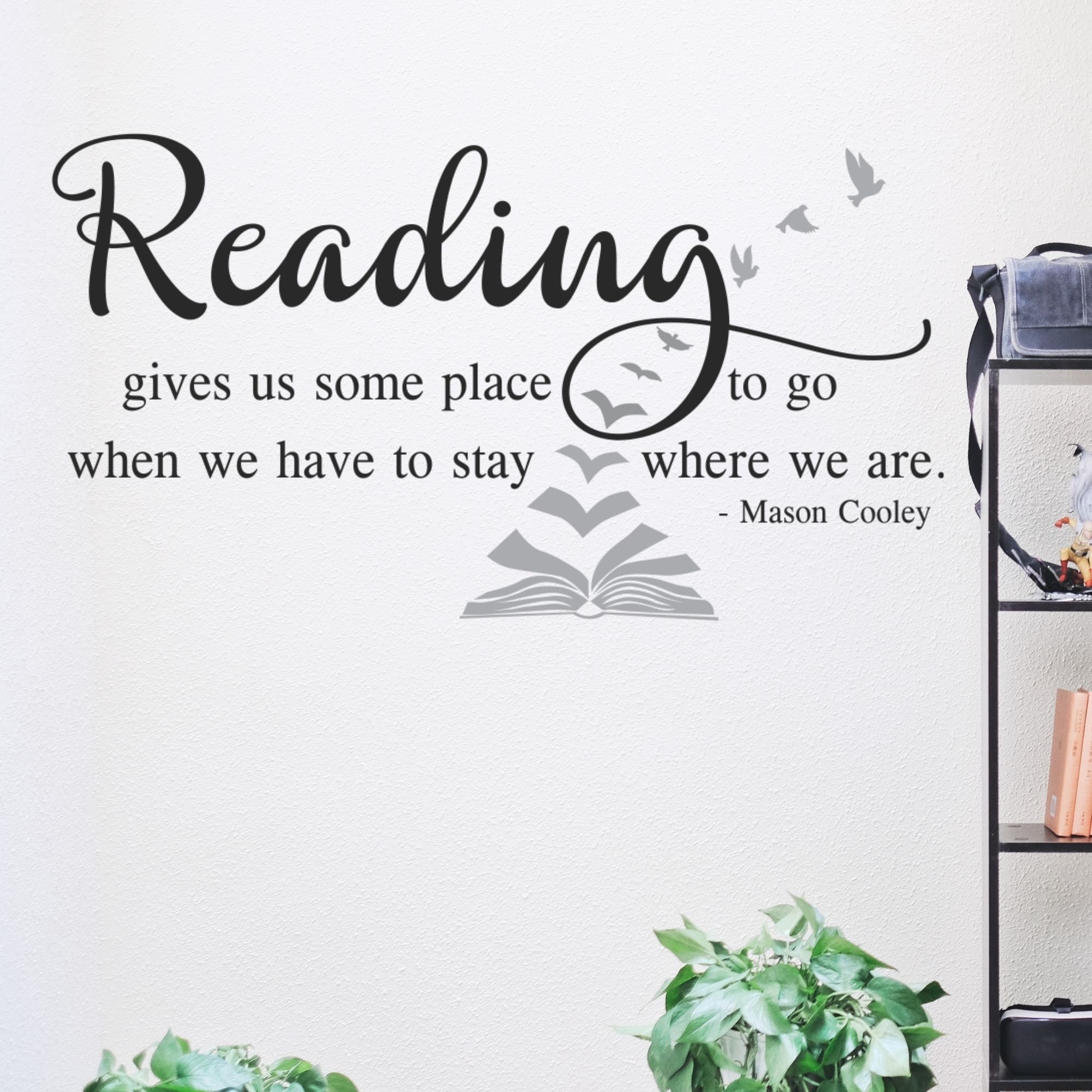 Library Corner Quotes Reading Corner Quote Etsy