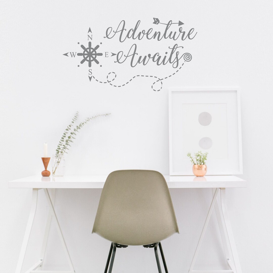 Adventure Awaits Wall Decal Sticker | Wall Decal & Decor for Your ...