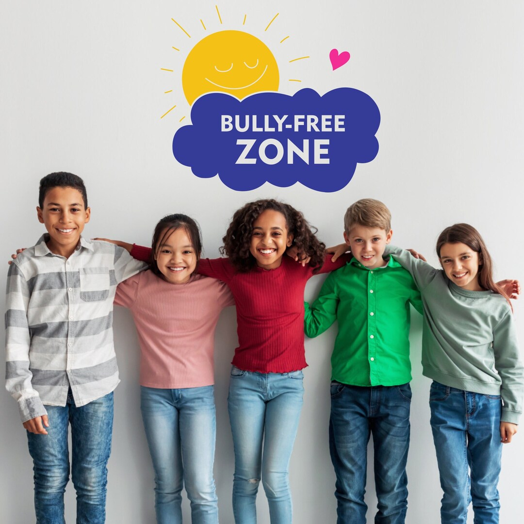 Bully Free Zone Vinyl Wall Decal – Classroom Decor - Etsy