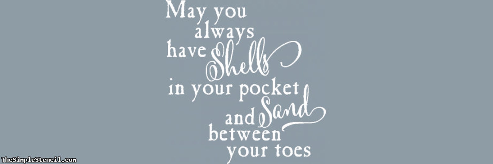 Beach Shells & Sand Inspirational Quote Decal | High Quality Self ...