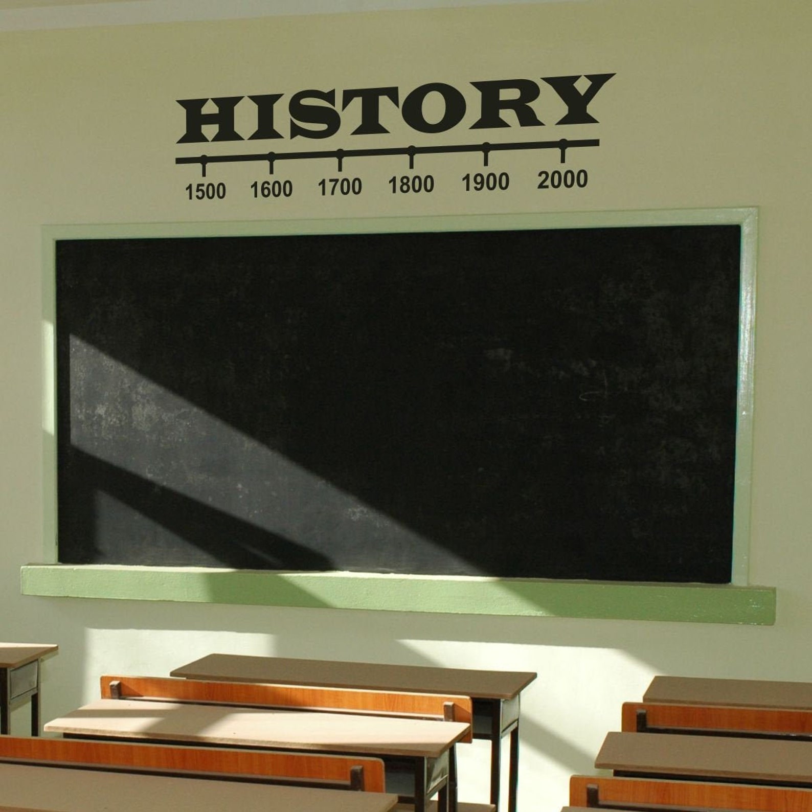 History Timeline Vinyl Wall Decal, Classroom Decor - Etsy