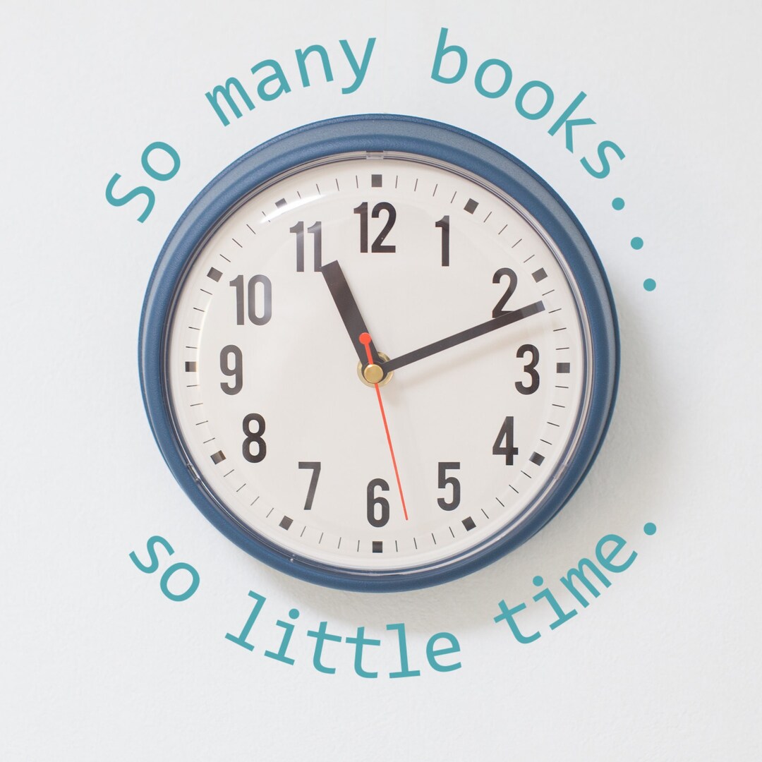 So Many Books so Little Time | Wall Decal for Your School Classroom ...