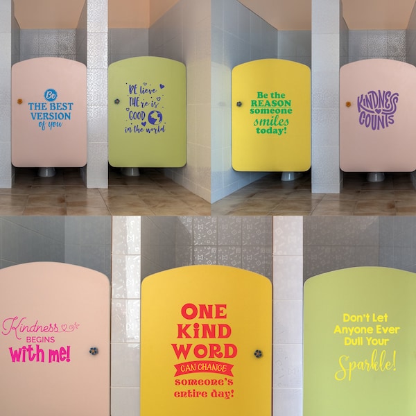 School Bathroom Decals - Etsy