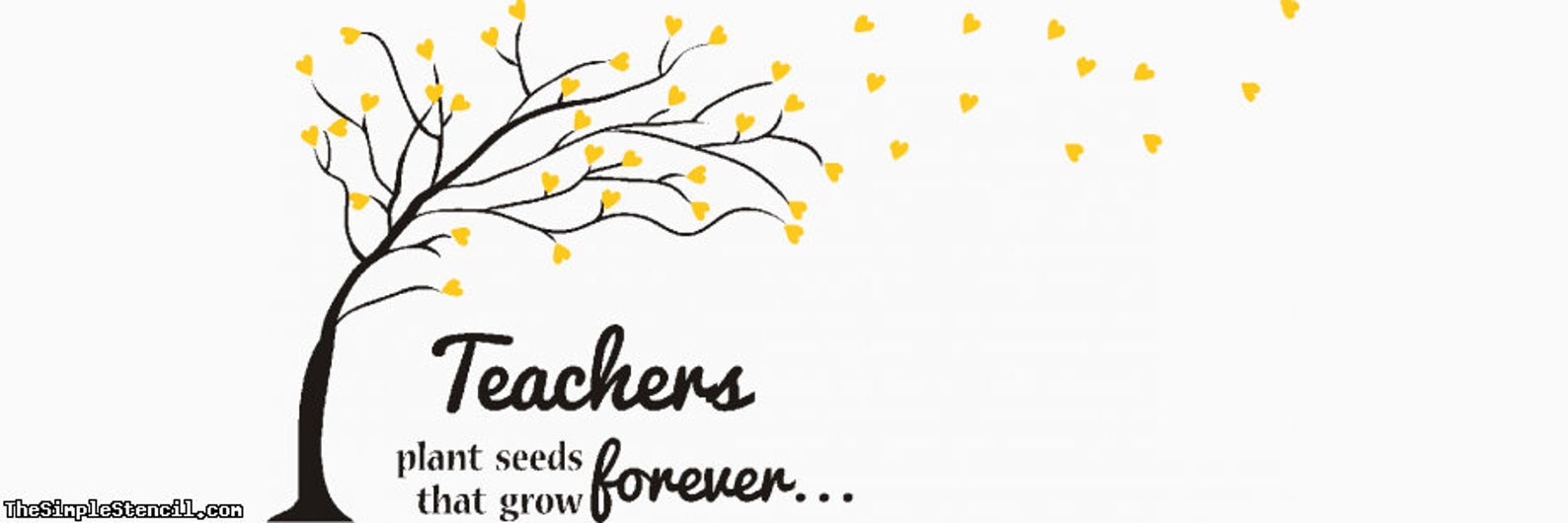 Teachers Plant Seeds That Grow Forever | Large Tree Wall Decal With ...