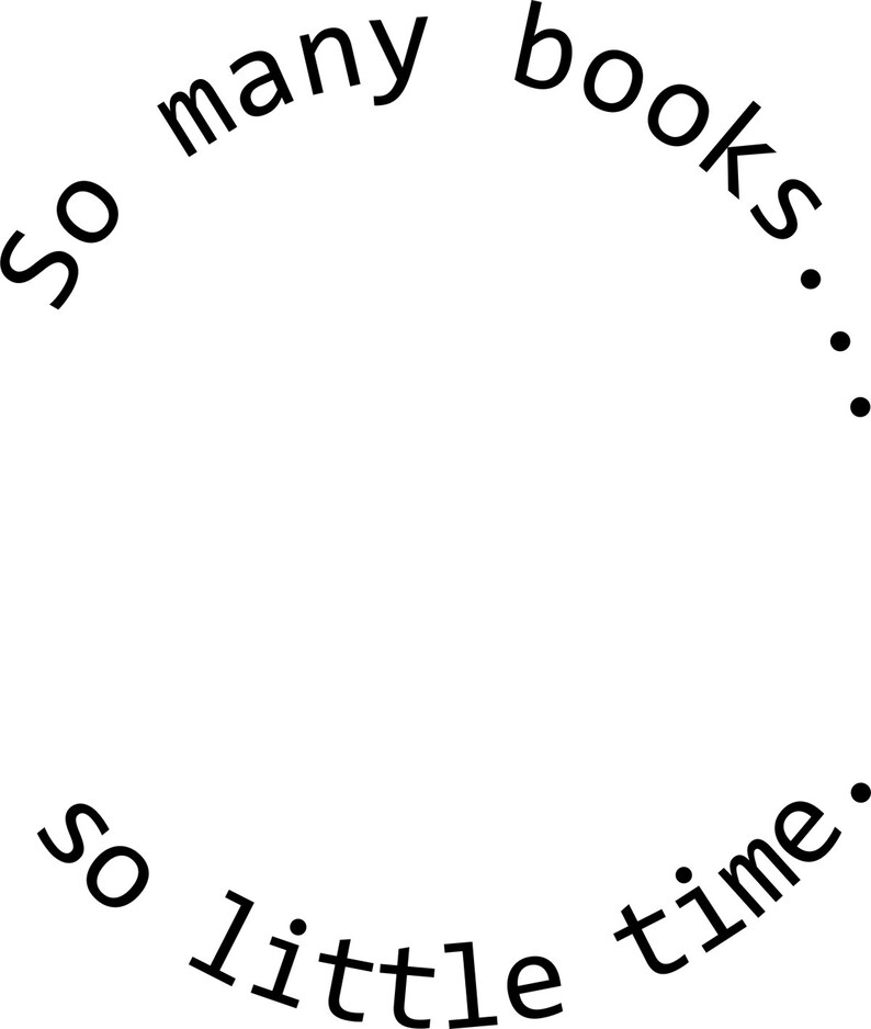So Many Books so Little Time Wall Decal for Your School - Etsy