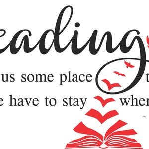 Reading Quote | Inspirational Wall Decal & Decor for School Classrooms ...