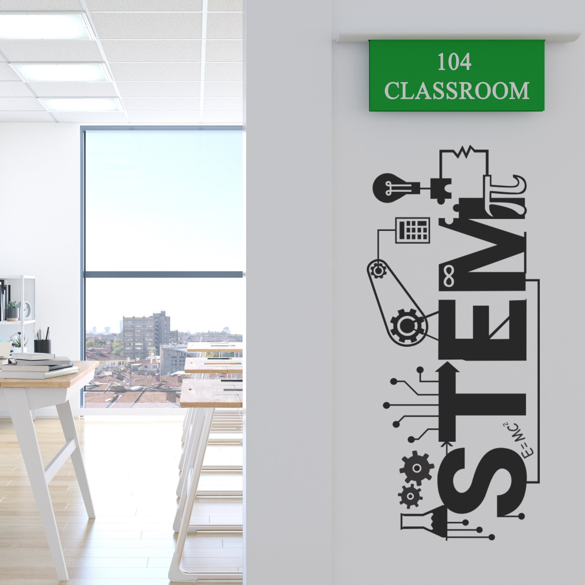 STEM Classroom Wall Decal Wall Decal Art Decor for Your STEM - Etsy