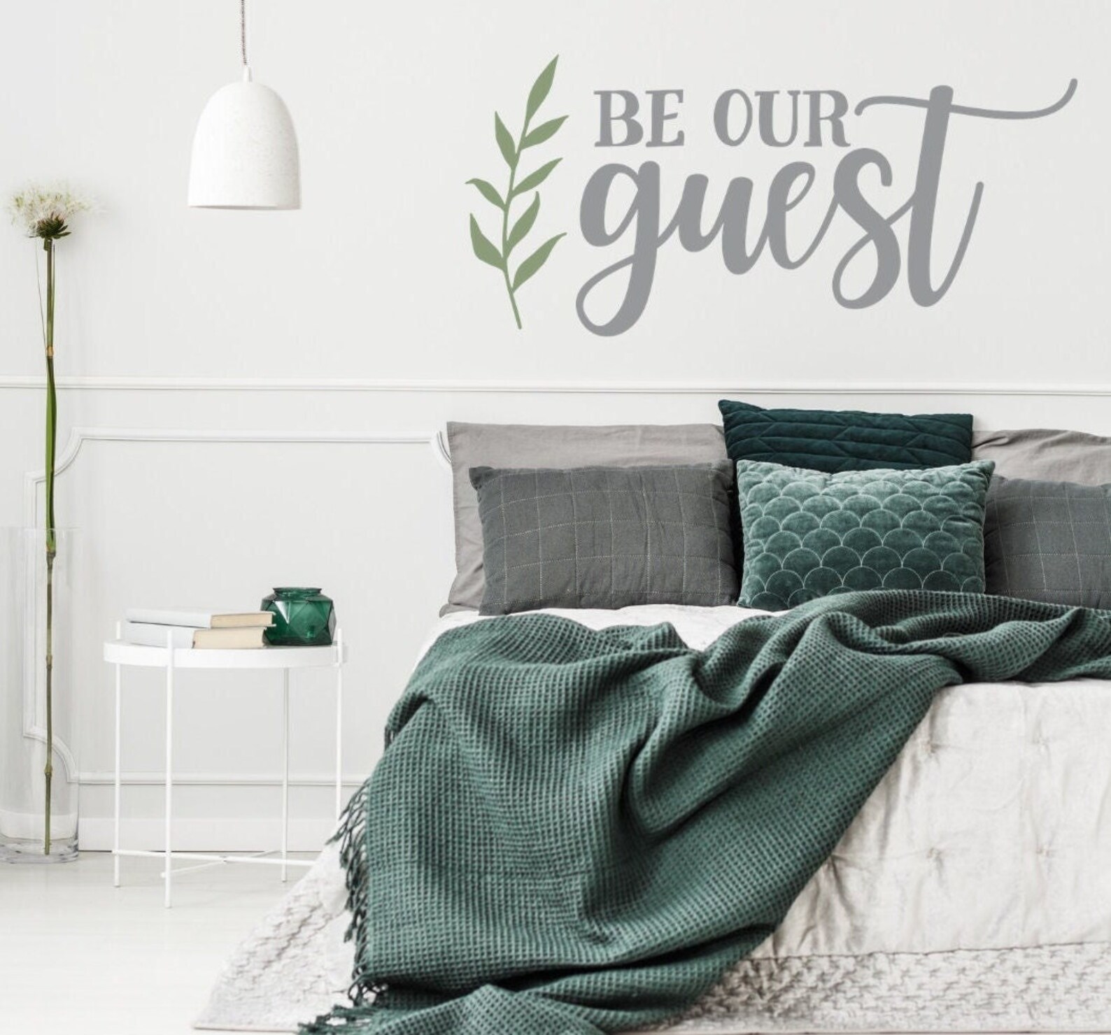 Be Our Guest Guest Room Wall Decal Sticker Stencil Guest - Etsy