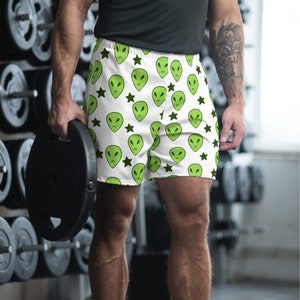 Peridot Alien | Eco Shorts - Etsy