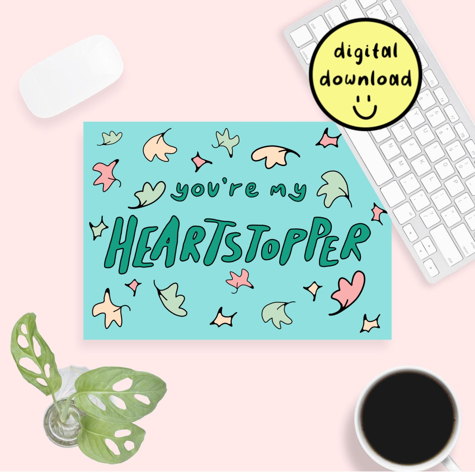 Heartstopper Card, Greeting Card, Gif for Partners, LGBTQ - Etsy UK