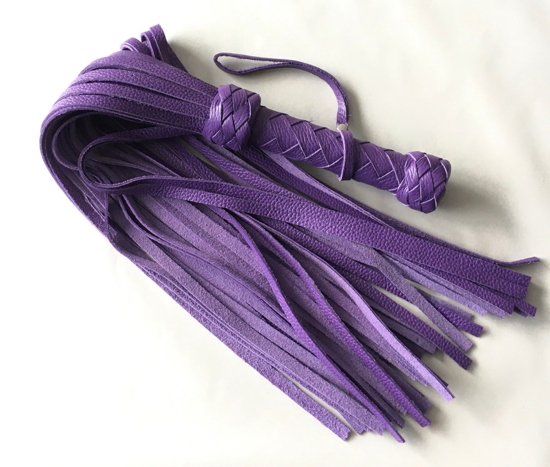 Floggers 50 Tails Purple Handmade - Etsy