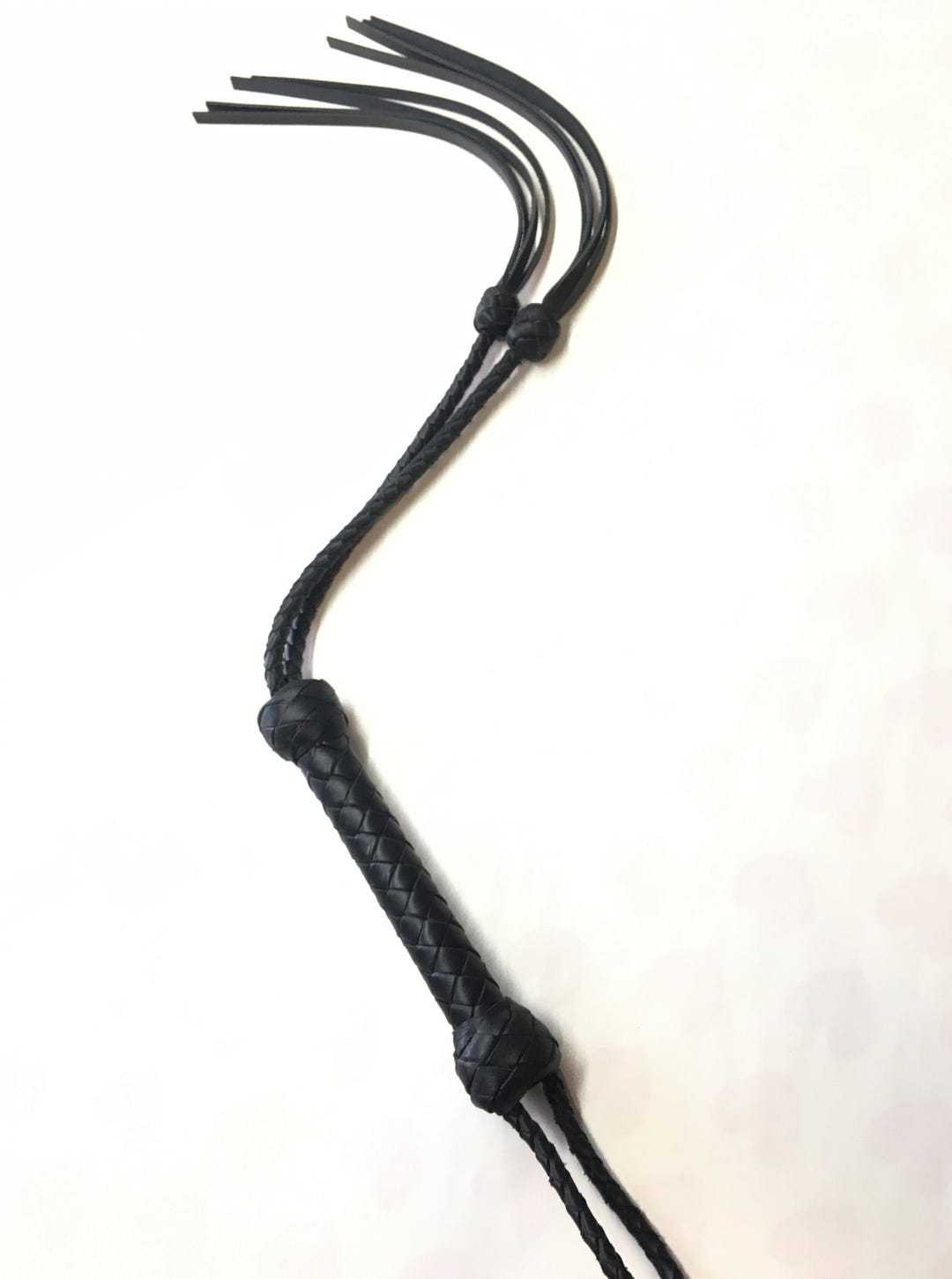 Leather Flogger Whip 8 Tails Genuine Cow Leather Handmade - Etsy