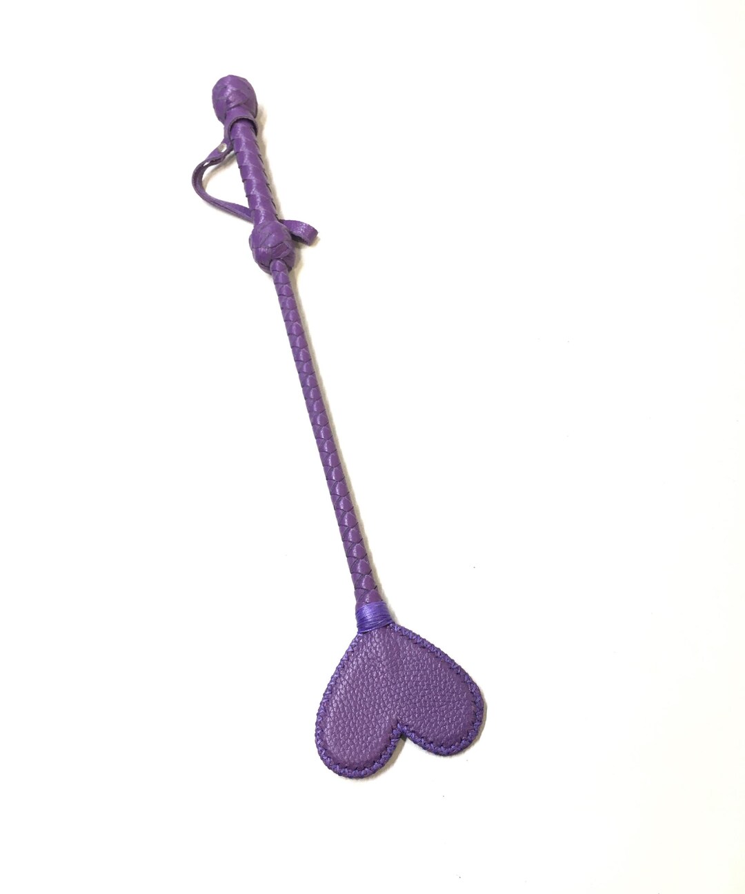 Leather Riding Crop 19.7 Inch Elegant Spanking Tool Slap - Heart ...