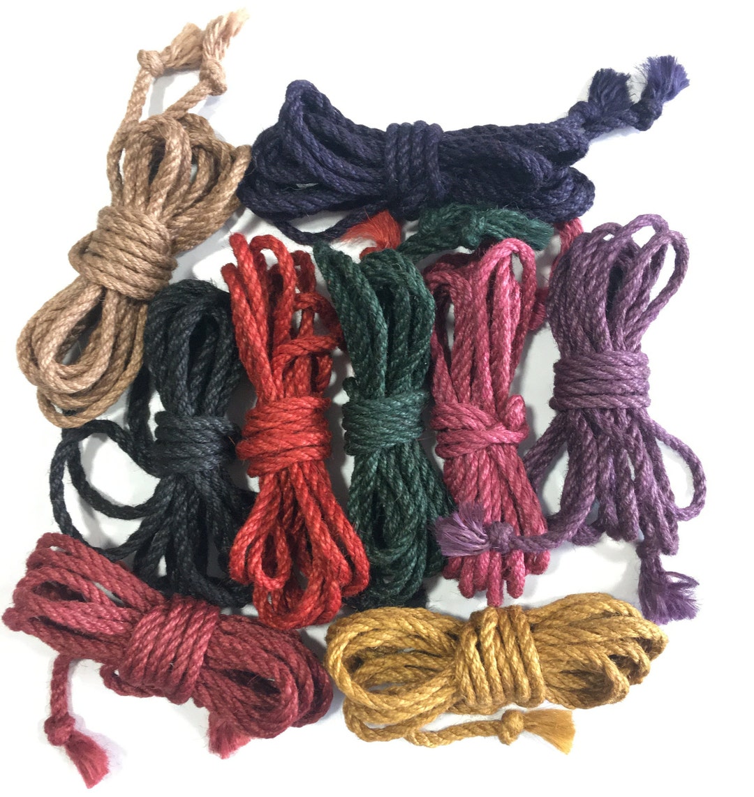 Bondage Shibari Jute Rope 13,12 Ft - 0,24" Handmade - Etsy