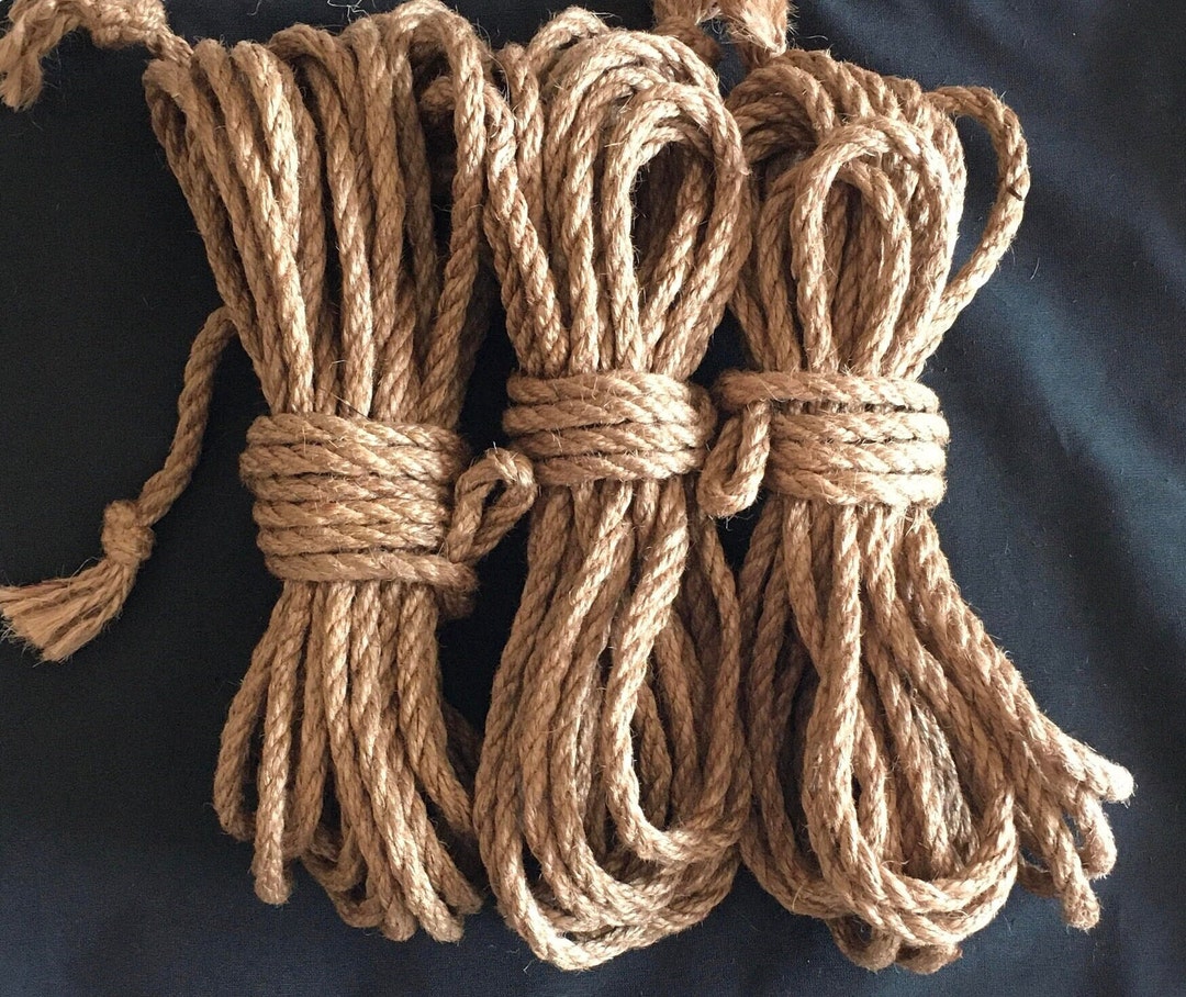 Shibari Rope Jute Set 3 Pc 26,25ft - 0,24" - Handmade - Etsy