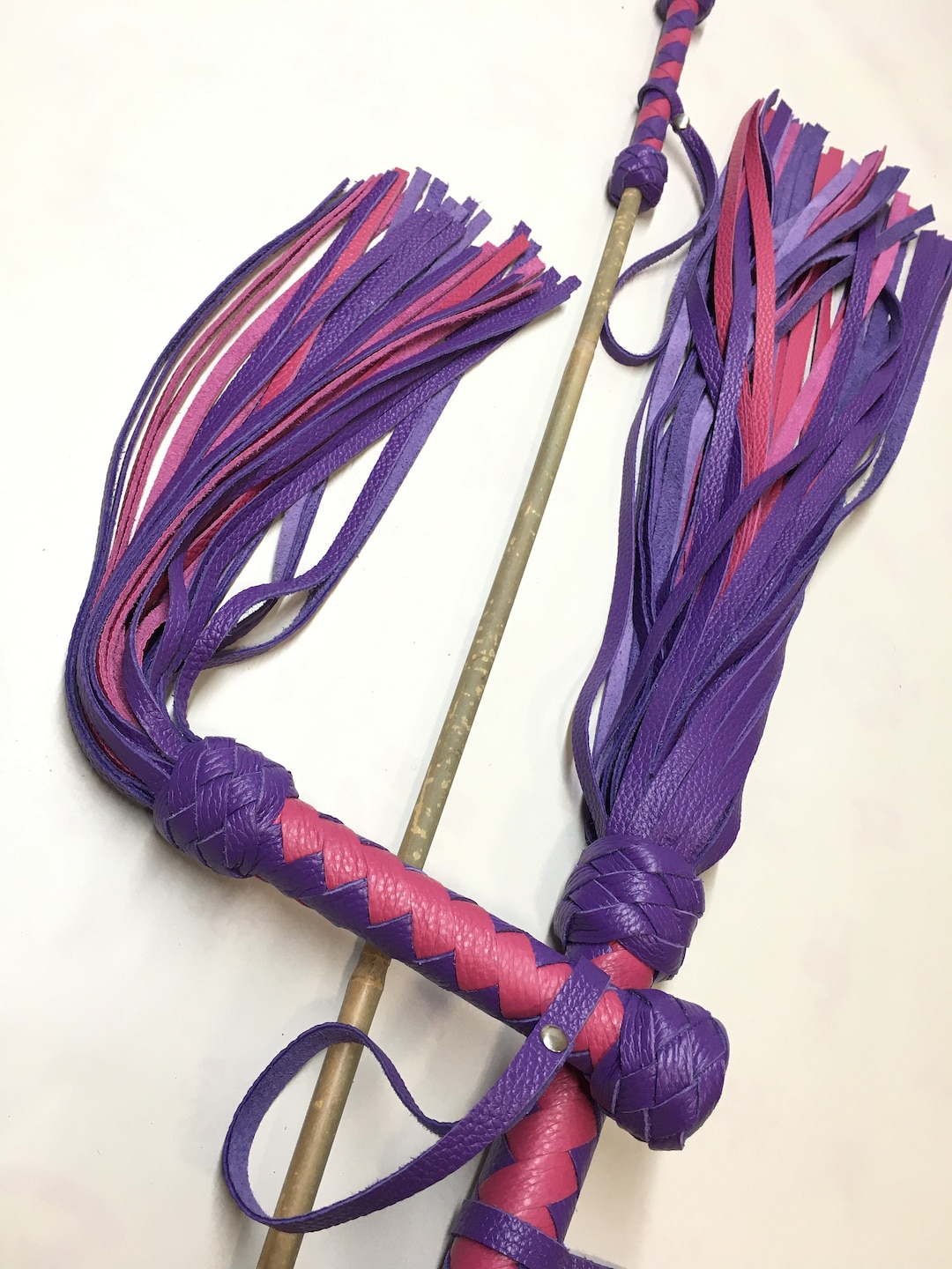 Flogger Set Genuine Leather Flogger 50 Tail Small Flogger 30 Tail Cane ...