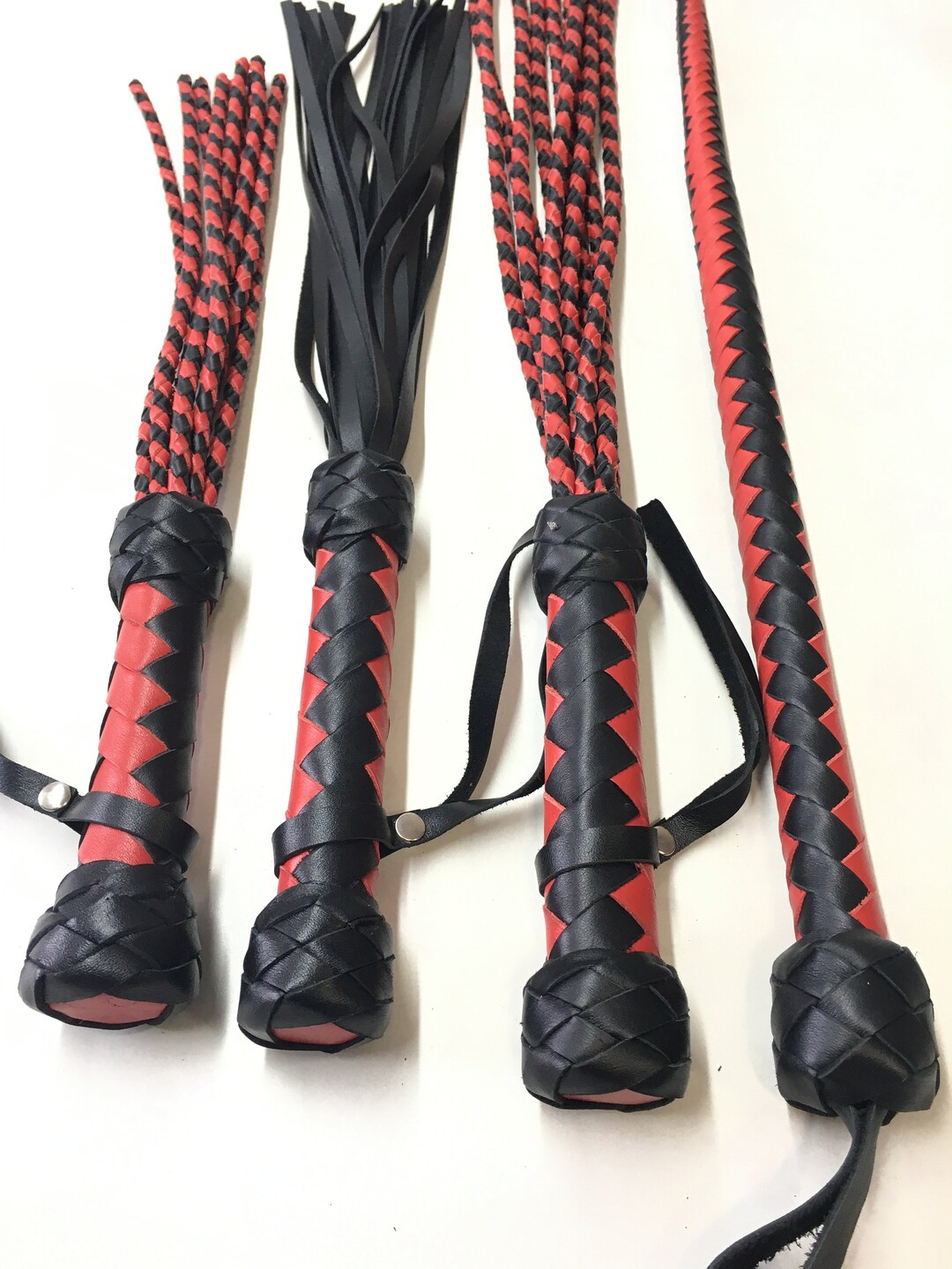 Leather Floggers Set Cat O Nine Genuine Leather Whips Handmade - Etsy