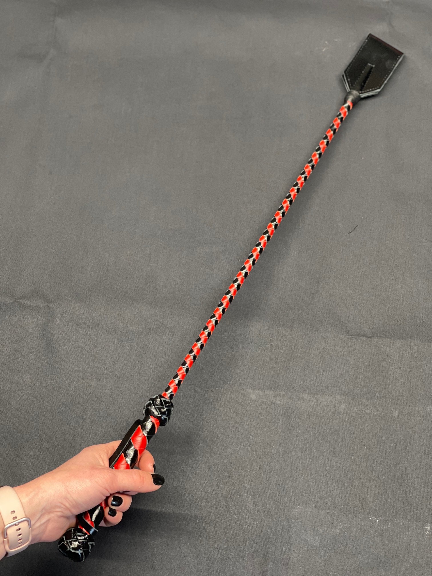 Riding Crop Bdsm For Sex Play Short Riding Crop With Wrist Etsy