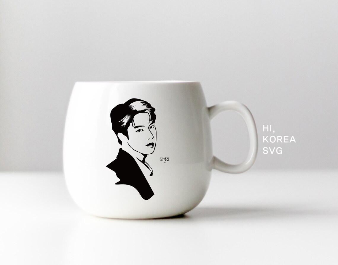 High Quality BTS SVG Bts Jin SVG Bts Jin Face Bts Jin - Etsy