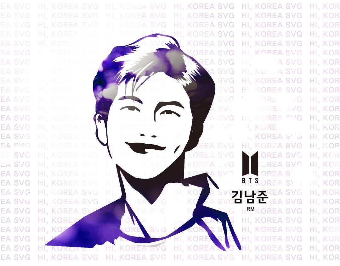 High Quality BTS Svg RM SVG Bangtan Boys K-pop Svg/eps/png Digital ...