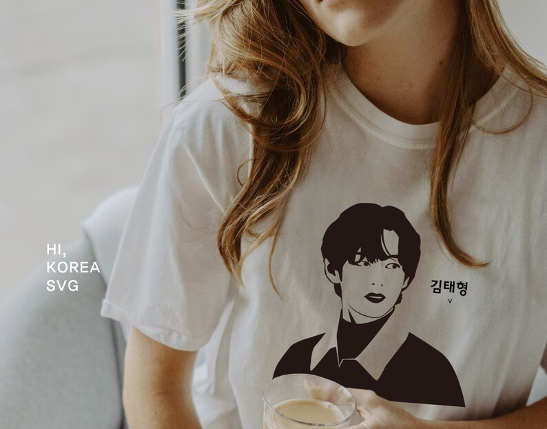 High Quality BTS V Stencil Bangtan Boys K-pop | Etsy