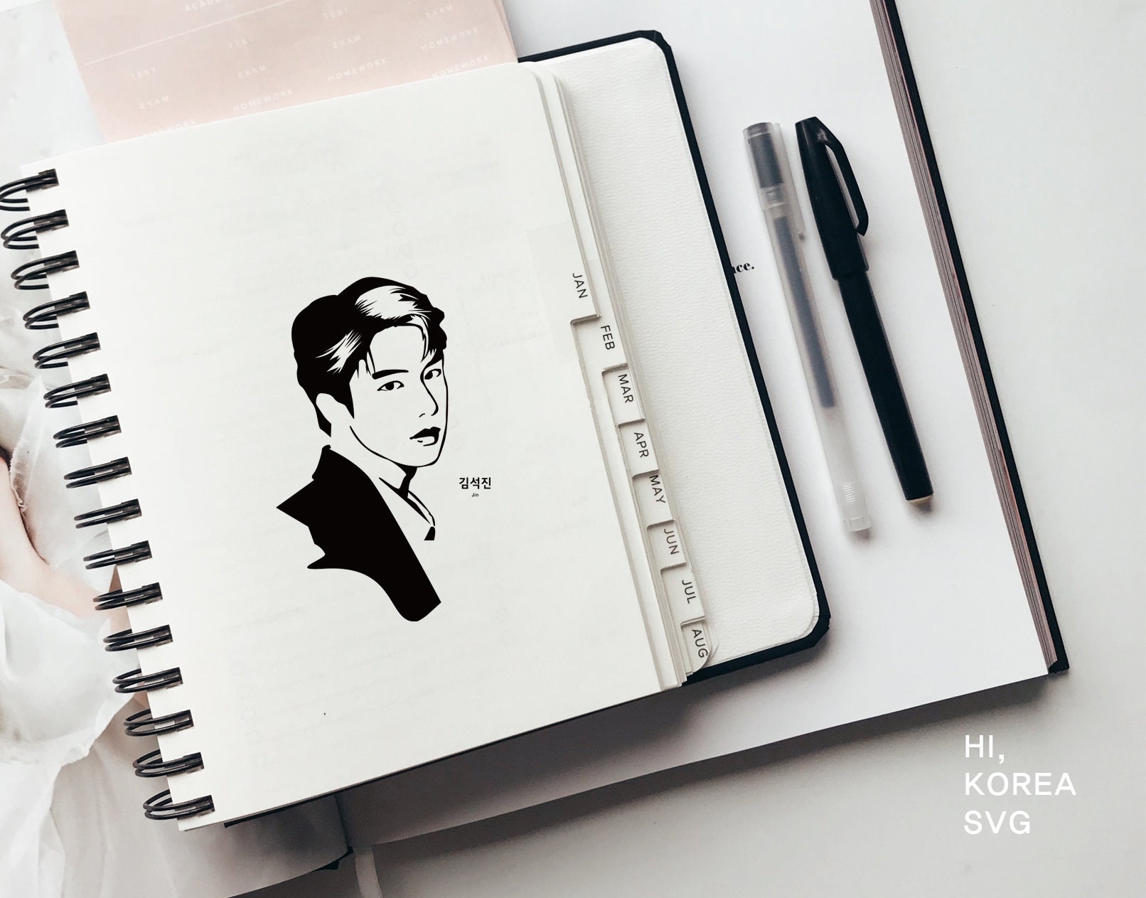 High Quality BTS SVG Bts Jin SVG Bts Jin Face Bts Jin Sticker Bts Jin ...