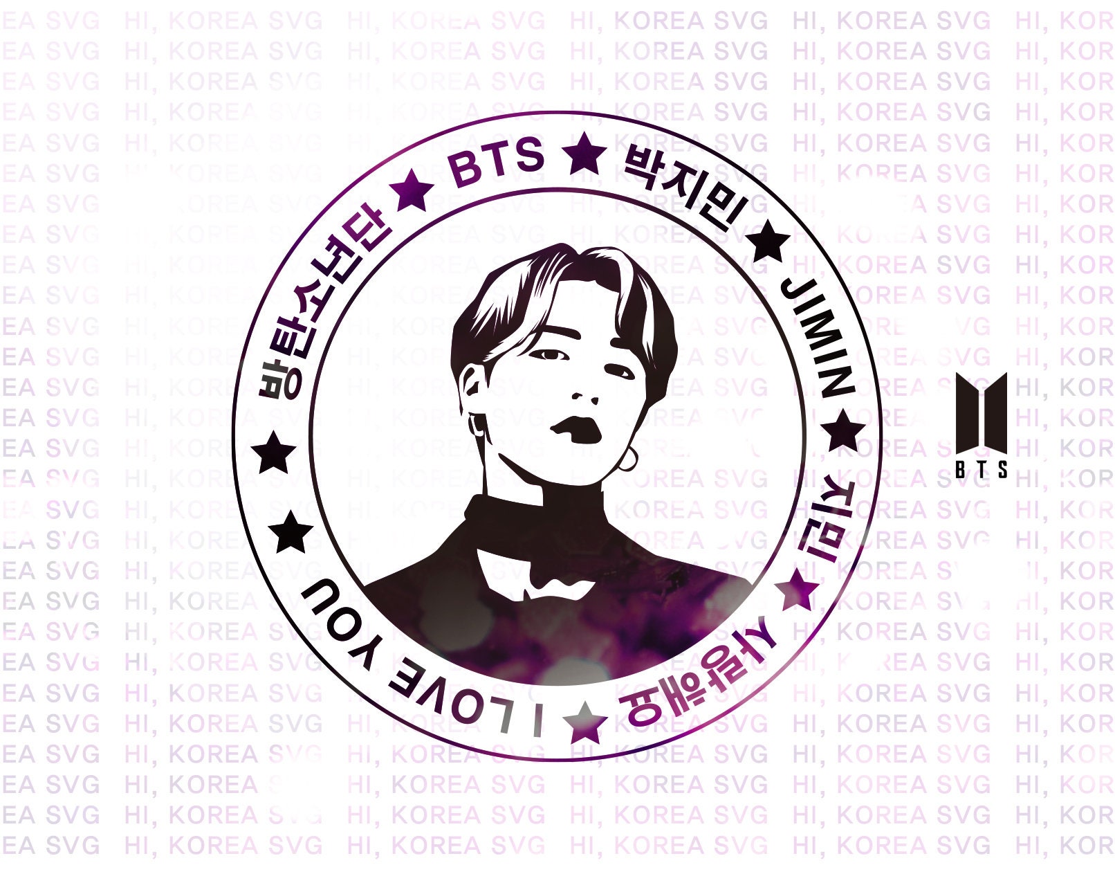 High Quality BTS Svg Jimin SVG Jimin Sticker Bts Jimin - Etsy Singapore