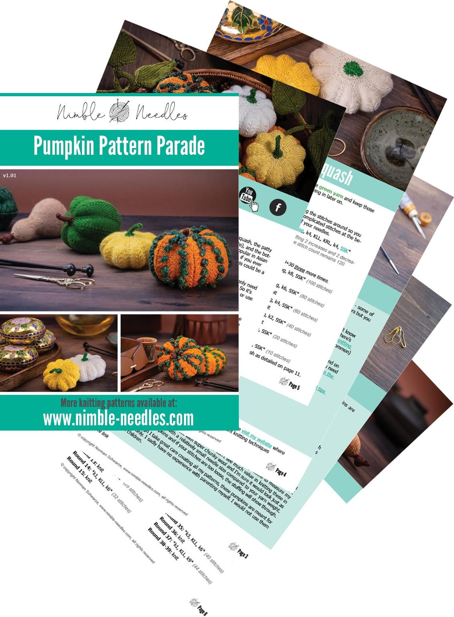 Pumpkin Pattern Parade - Etsy