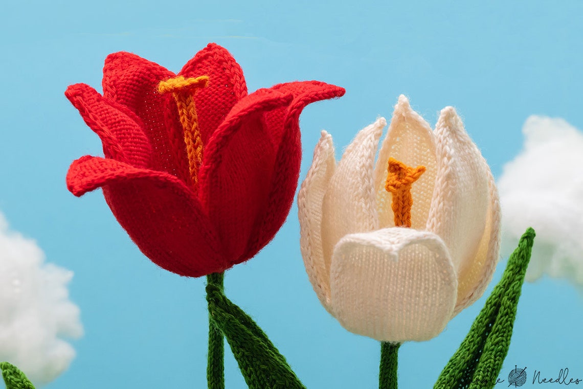 Tulip Knitting Pattern - Etsy