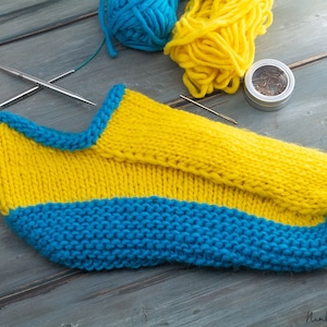 Easy Felted Slippers Knitting Pattern - Etsy