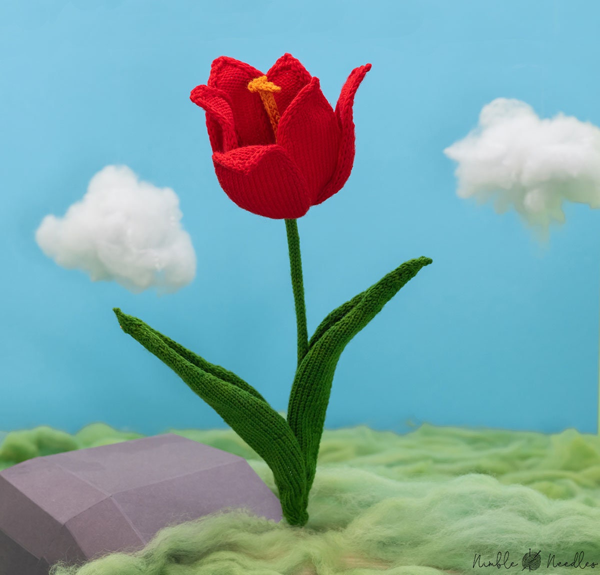 Tulip Knitting Pattern - Etsy