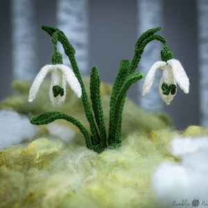 Snowdrop Knitting Pattern - Etsy UK