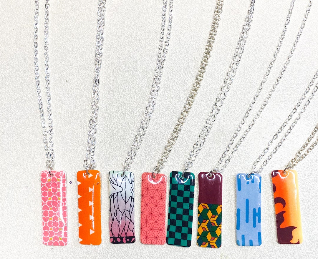 Demon Slayer Necklace, Hashira Necklace, Kimetsu No Yaiba Necklace ...