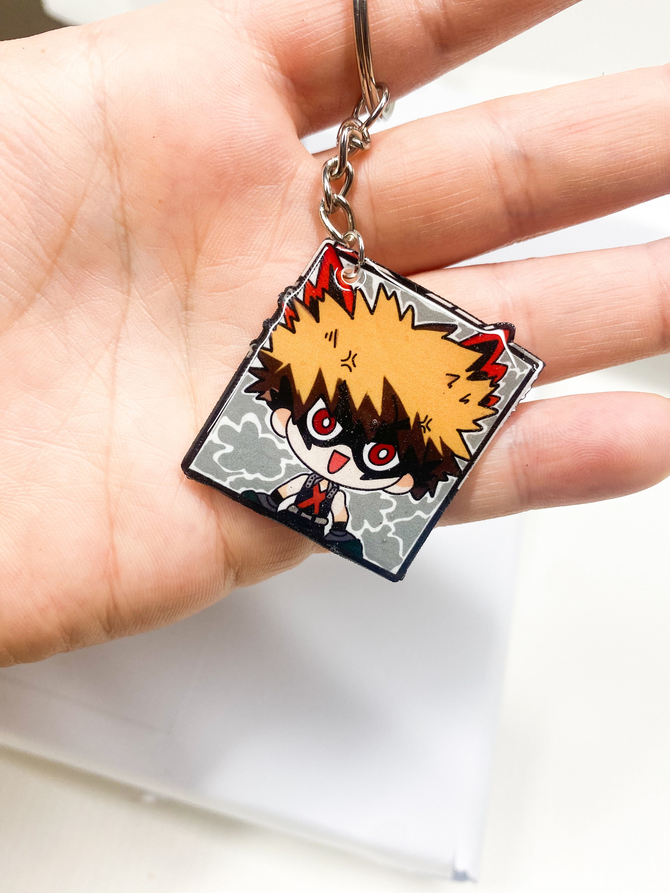 Katsuki Bakugo Keychain ,my Hero Academia Accessories, Otaku Gift for ...